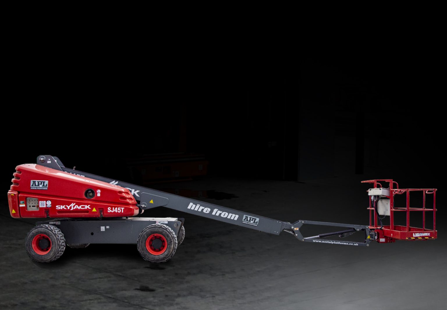 Hire a Telescopic Diesel Boom Lift Today From APL - Aerial Platforms Ltd