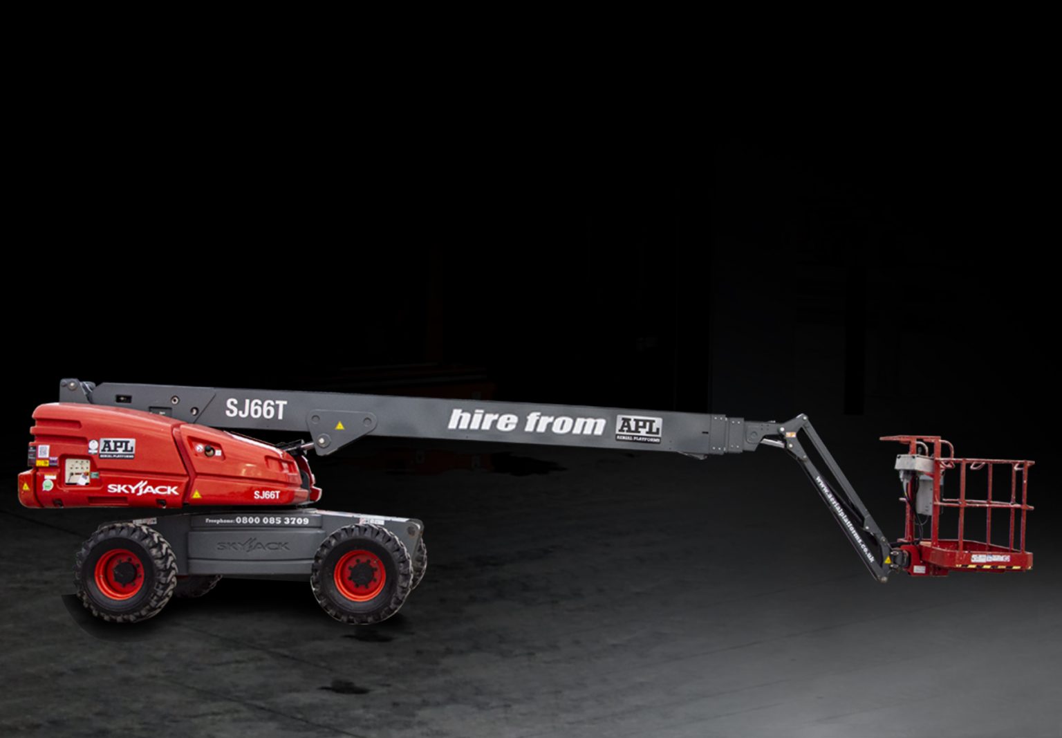 Hire a Telescopic Diesel Boom Lift Today From APL - Aerial Platforms Ltd