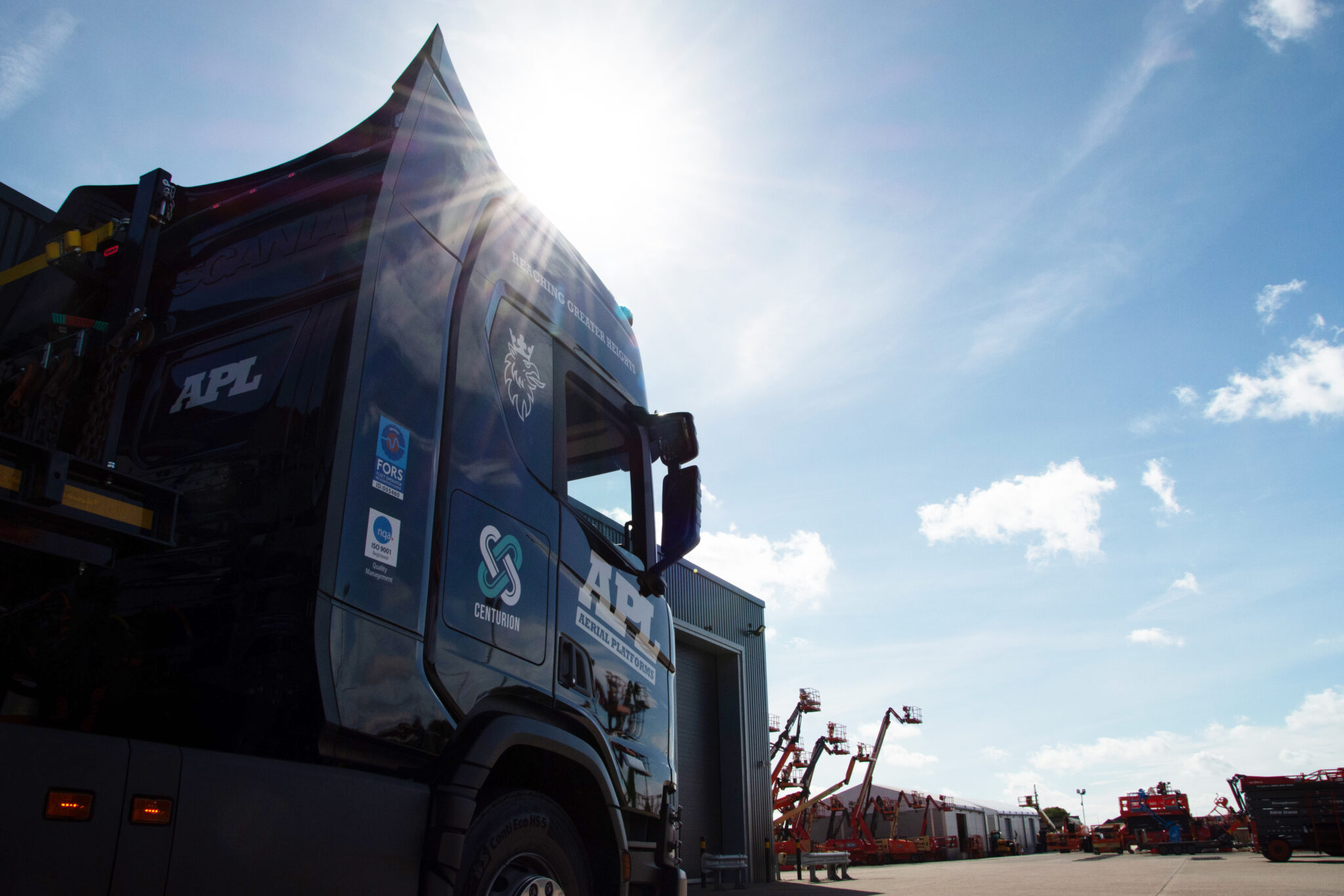 Seven New Scania XT 560R Trucks Drive Our Growth - Aerial Platforms Ltd