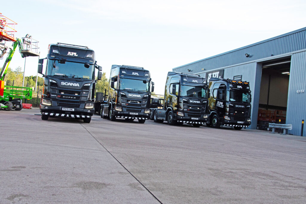 Seven New Scania XT 560R Trucks Drive Our Growth - Aerial Platforms Ltd